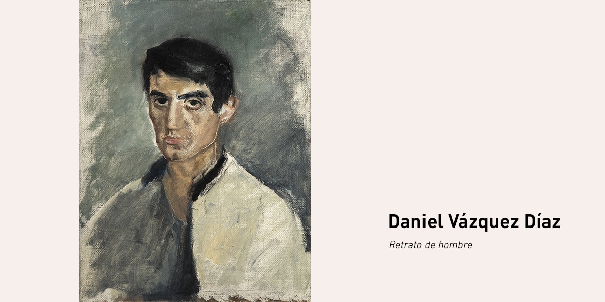 "Retrato de hombre" de Daniel Vázquez Díaz