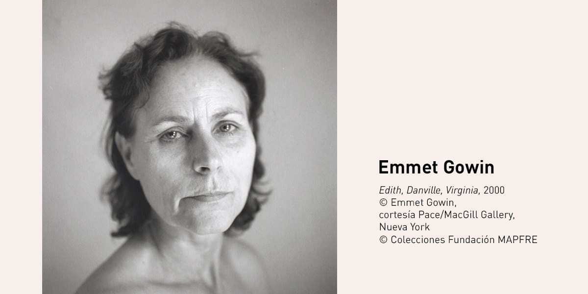 Virginia Edith Danville by Emmet Gowin - Fundación MAPFRE