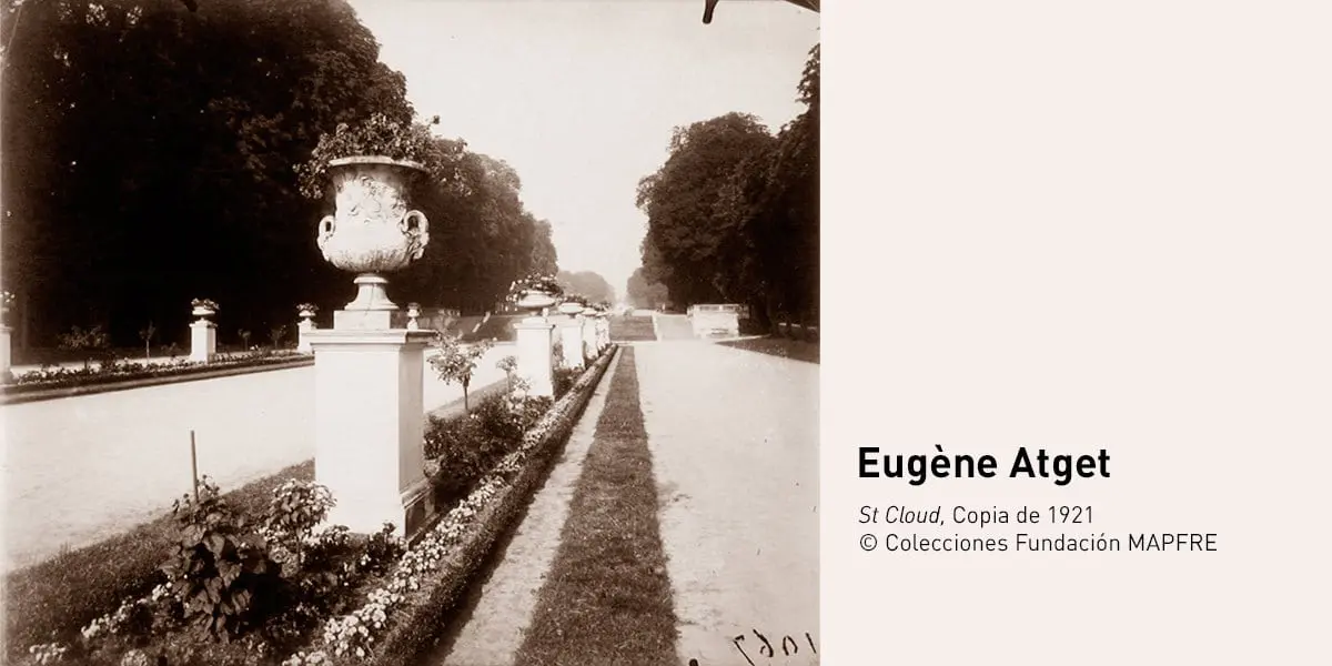St Cloud por Eugène Atget - Fundación MAPFRE