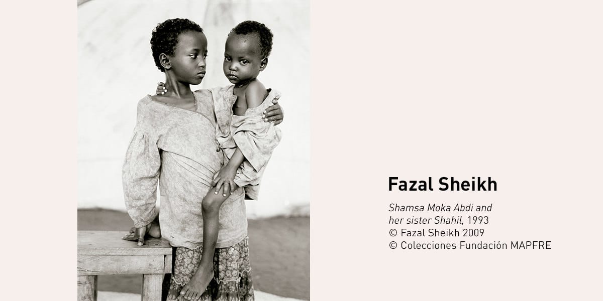 Retrato fotográfico "Shamsa Moka Abdi and her sister Shahil"