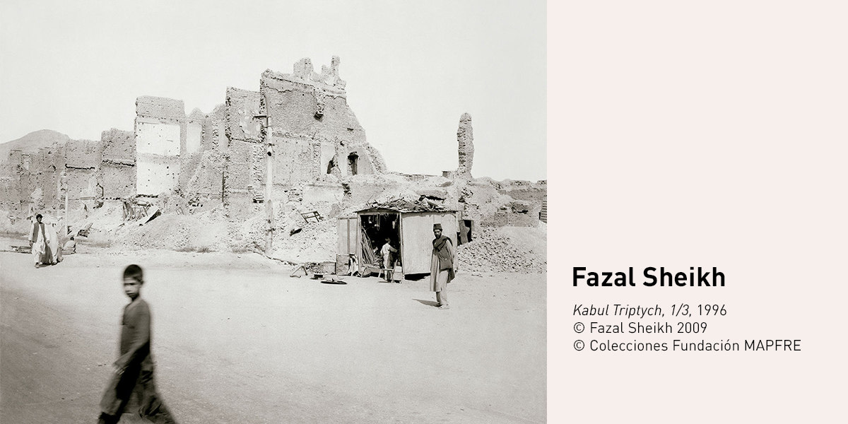 Retrato fotográfico "Kabul Triptych (1/3)" - Fundación MAPFRE