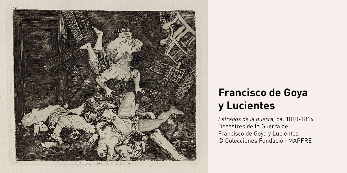 Estragos de la guerra by Francisco de Goya - Fundación MAPFRE