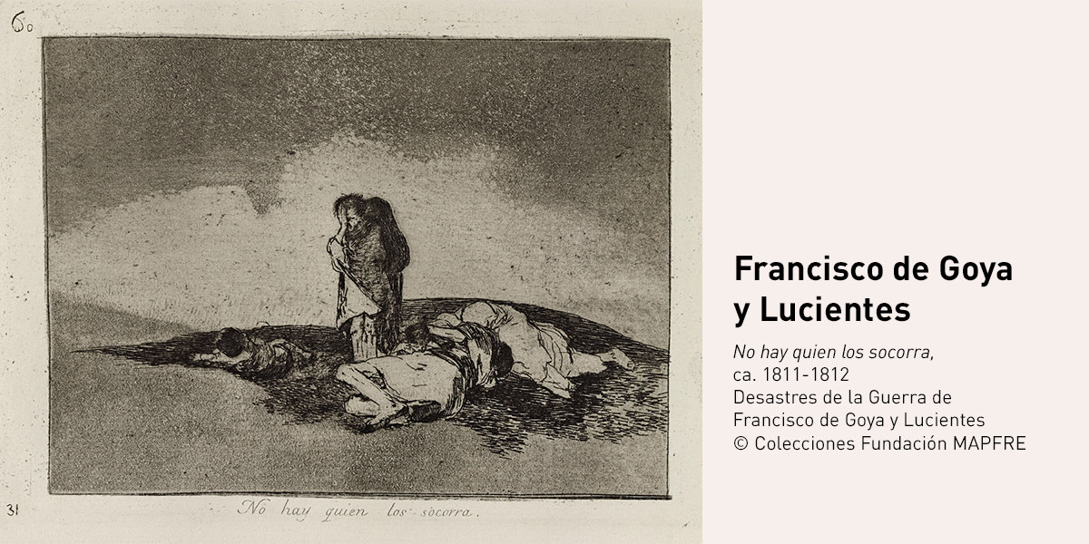 No hay quien los socorra by Francisco de Goya - Fundación MAPFRE
