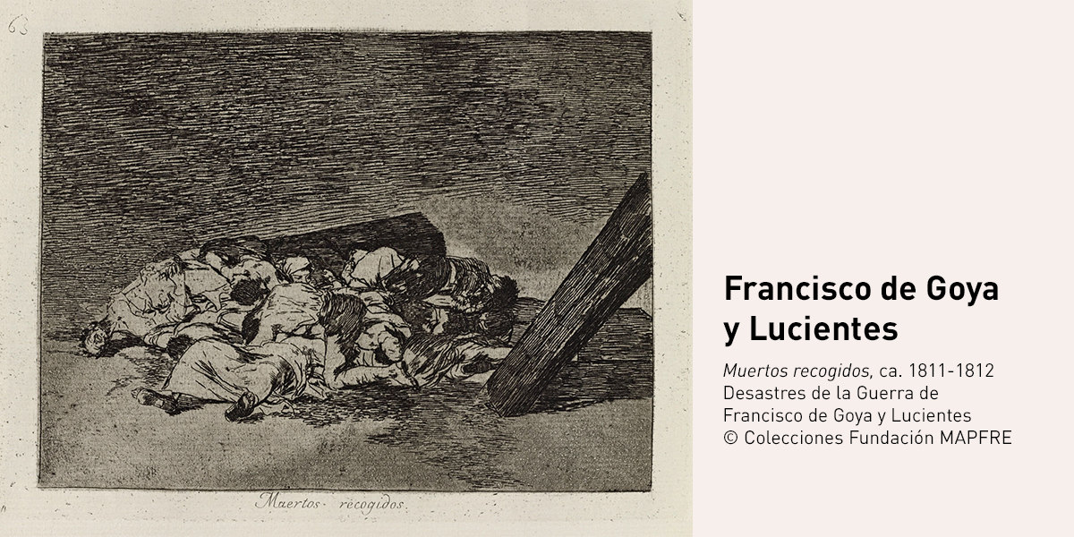 Muertos recogidos by Francisco de Goya - Fundación MAPFRE