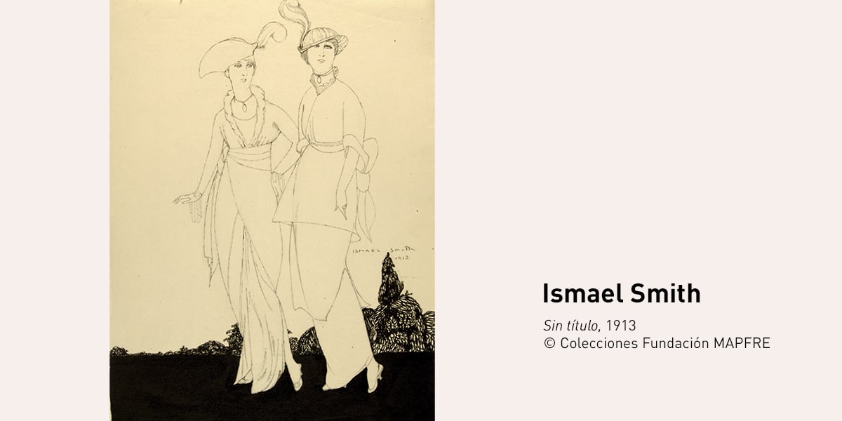 Dibujo de Ismael Smith "Sin título" (1913) - Fundación MAPFRE