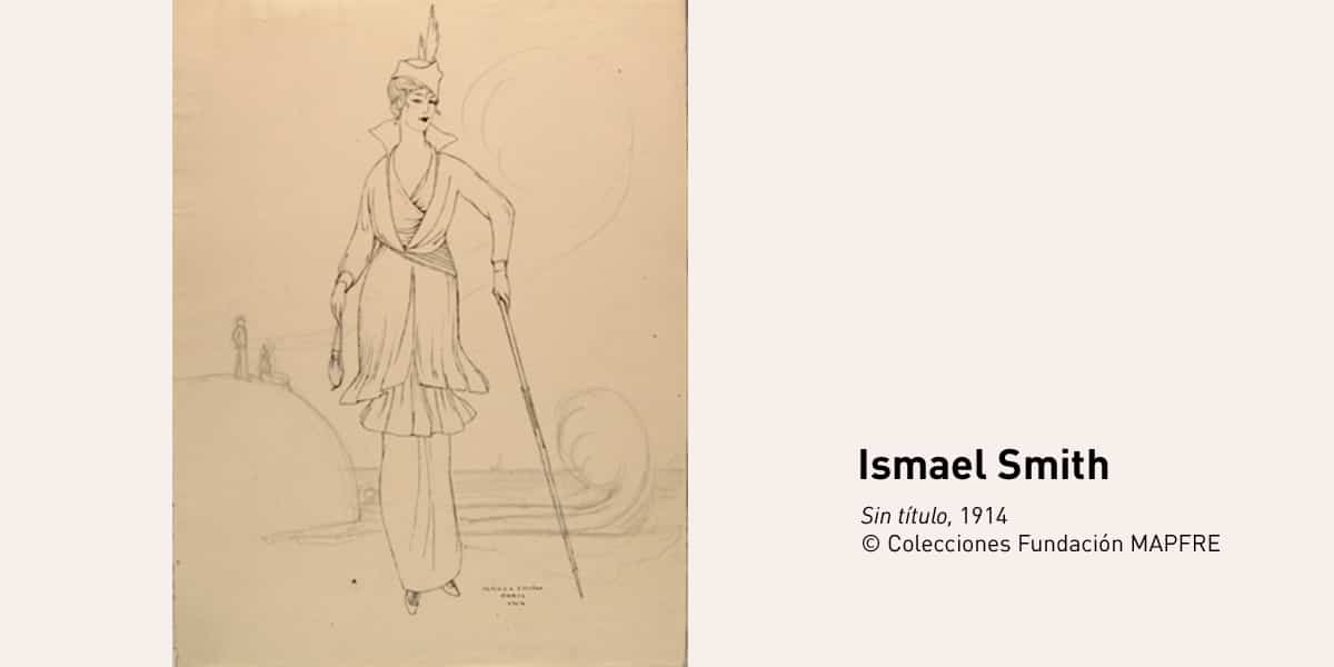 Drawing by Ismael Smith "Untitled" - Fundación MAPFRE