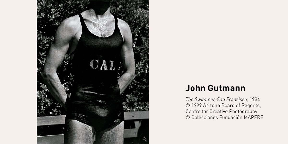 Photographic portrait The Swimmer, San Francisco - Fundación MAPFRE