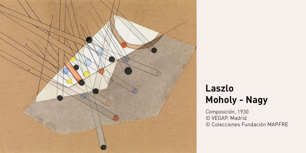 Artwork "Composition" by László Moholy-Nagy