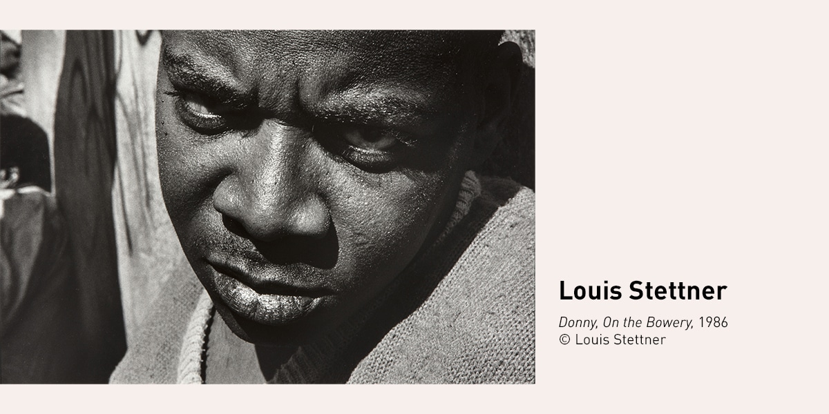 Donny, On the Bowery - Louis Stettner | Fundación MAPFRE