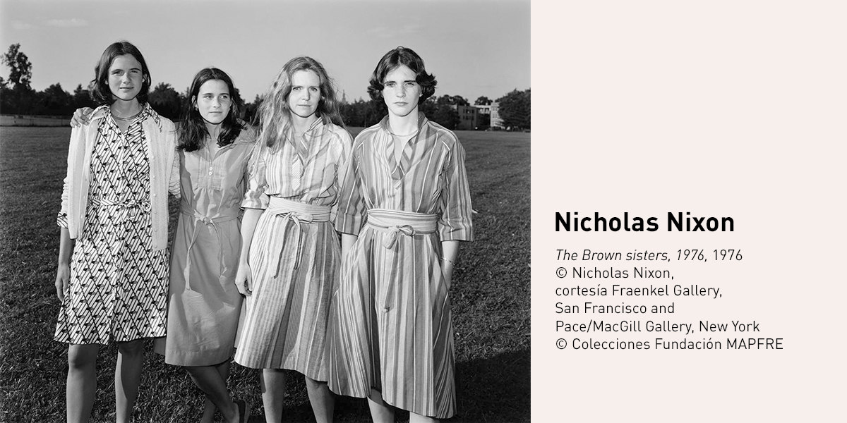Photograph of the Brown sisters in 1976 - Fundación MAPFRE