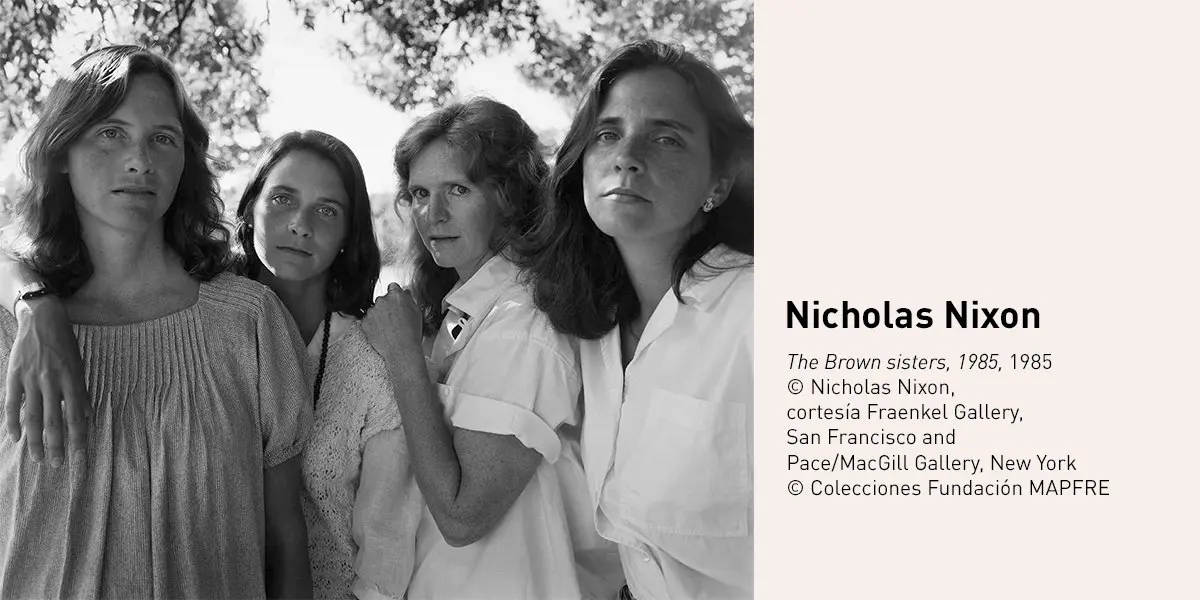 Photograph of the Brown sisters in 1985 - Fundación MAPFRE