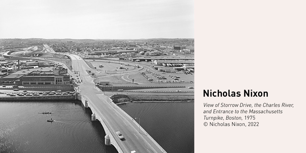 View of Storrow Drive, the Charles River, and Entrance to the ...