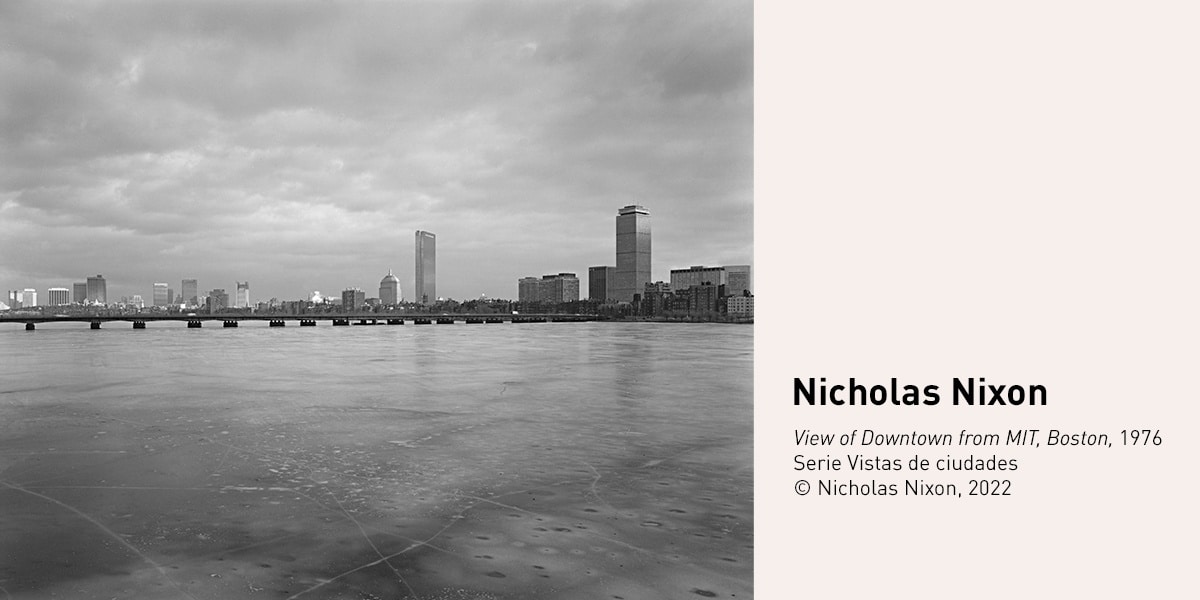 Fotografía "View of Downtown from MIT, Boston" - Fundación MAPFRE