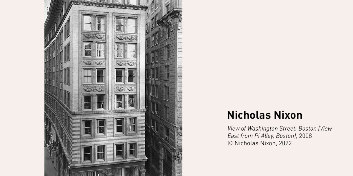 Photography "View of Washington Street. Boston [View East from Pi Alley ...