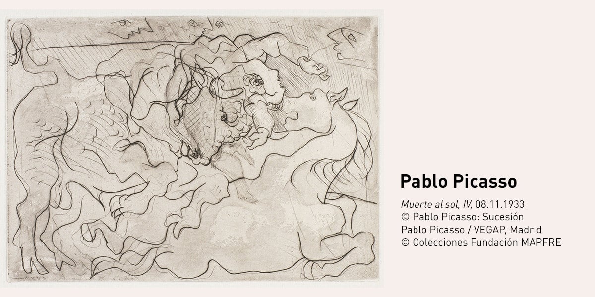 Muerte al Sol IV (Death in the Sun IV), Pablo Picasso - Fundación MAPFRE