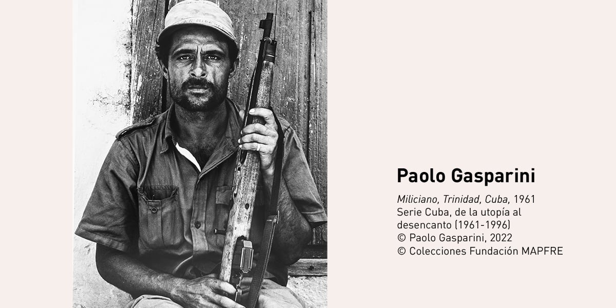 Photograph"Miliciano, Trinidad, Cuba" by Paolo Gasparini