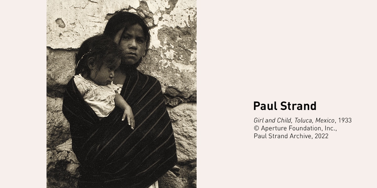 Fotografía Girl and Child, Toluca, Mexico de Paul Strand - Fundación MAPFRE