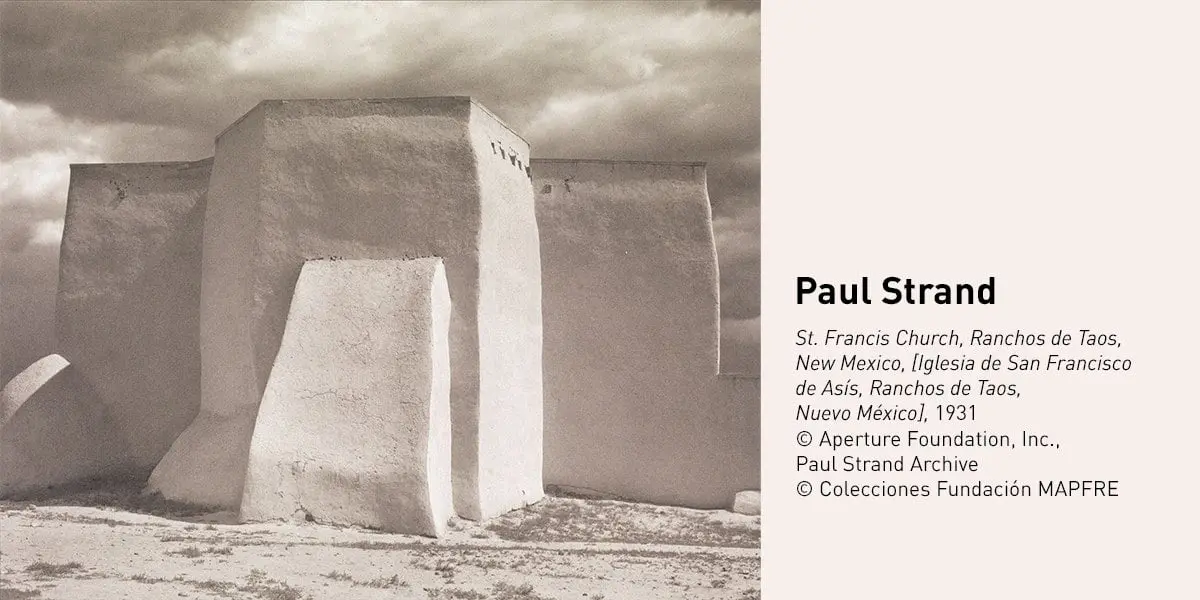 Photograph St. Francis Church (Paul Strand) - Fundación MAPFRE