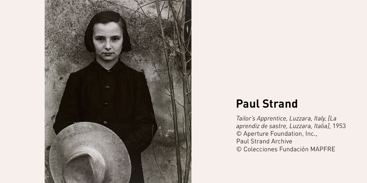 Photograph The Tailor's Apprentice by Paul Strand - Fundación MAPFRE
