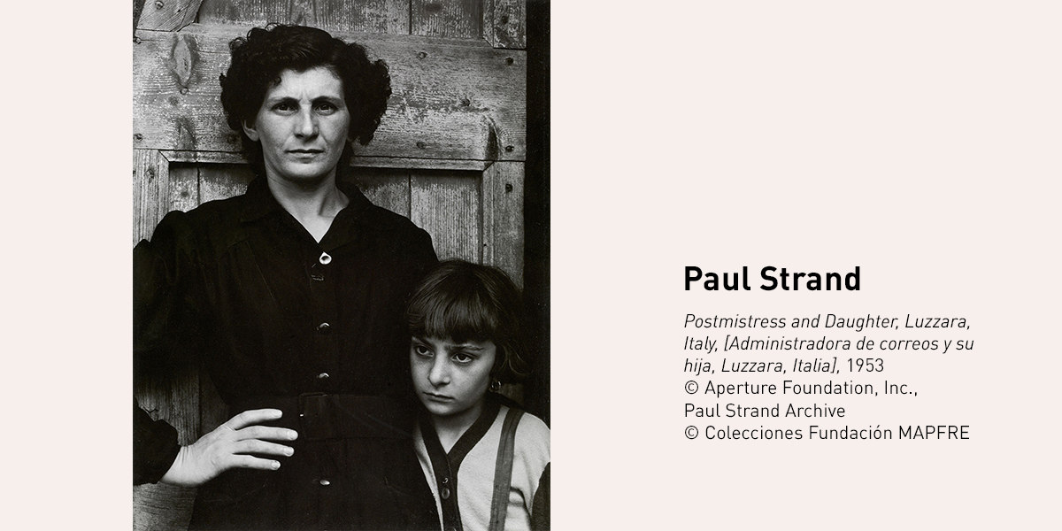 Photograph The Post Mistress by Paul Strand - Fundación MAPFRE