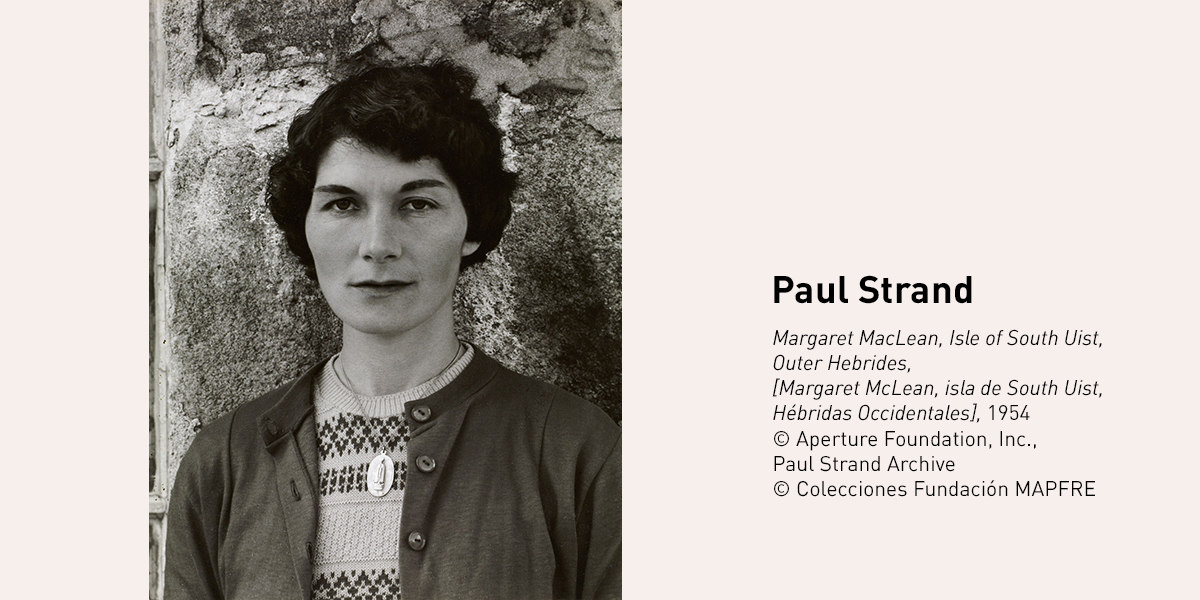Photograph Margaret Mac Lean by Paul Strand - Fundación MAPFRE