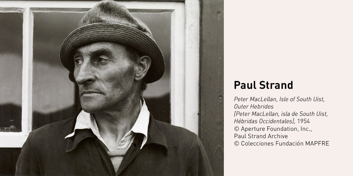 Photograph Peter MacLellan by Paul Strand - Fundación MAPFRE