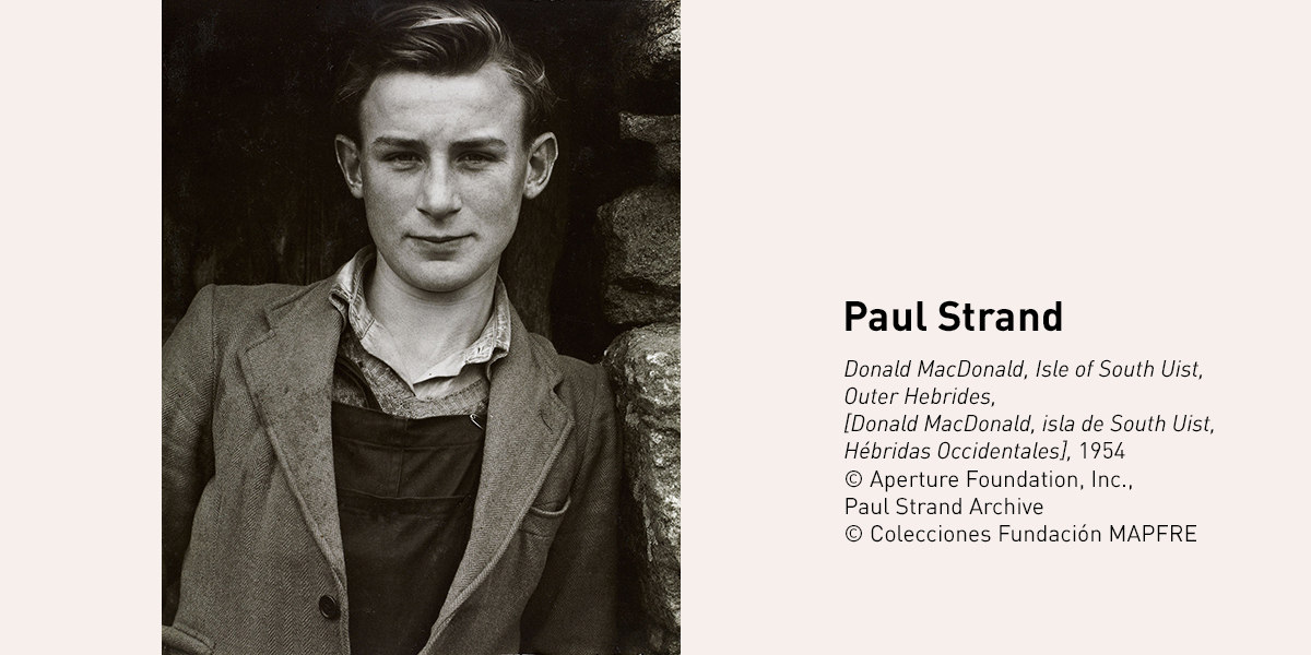 Photograph Donald MacDonald by Paul Strand - Fundación MAPFRE