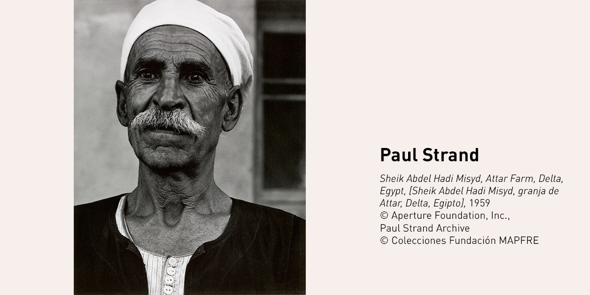 Fotografía Sheik Abdel Hadi Misyd de Paul Strand - Fundación MAPFRE