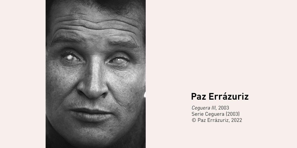 Fotografia "Ceguera III" de Paz Errázuriz