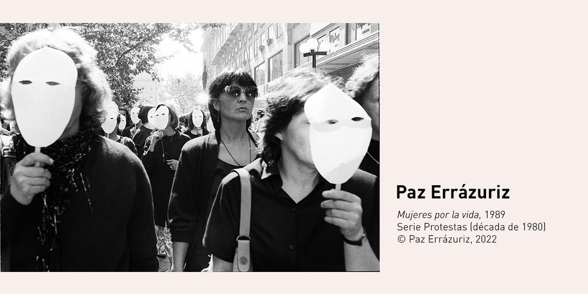 Fotografia "Mujeres por la vida " de Paz Errázuriz