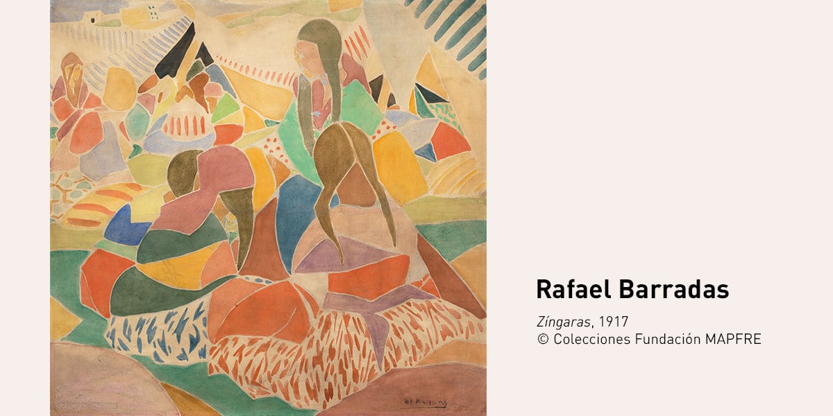 Drawing "Zíngaras" (Rafael Barradas) - Fundación MAPFRE