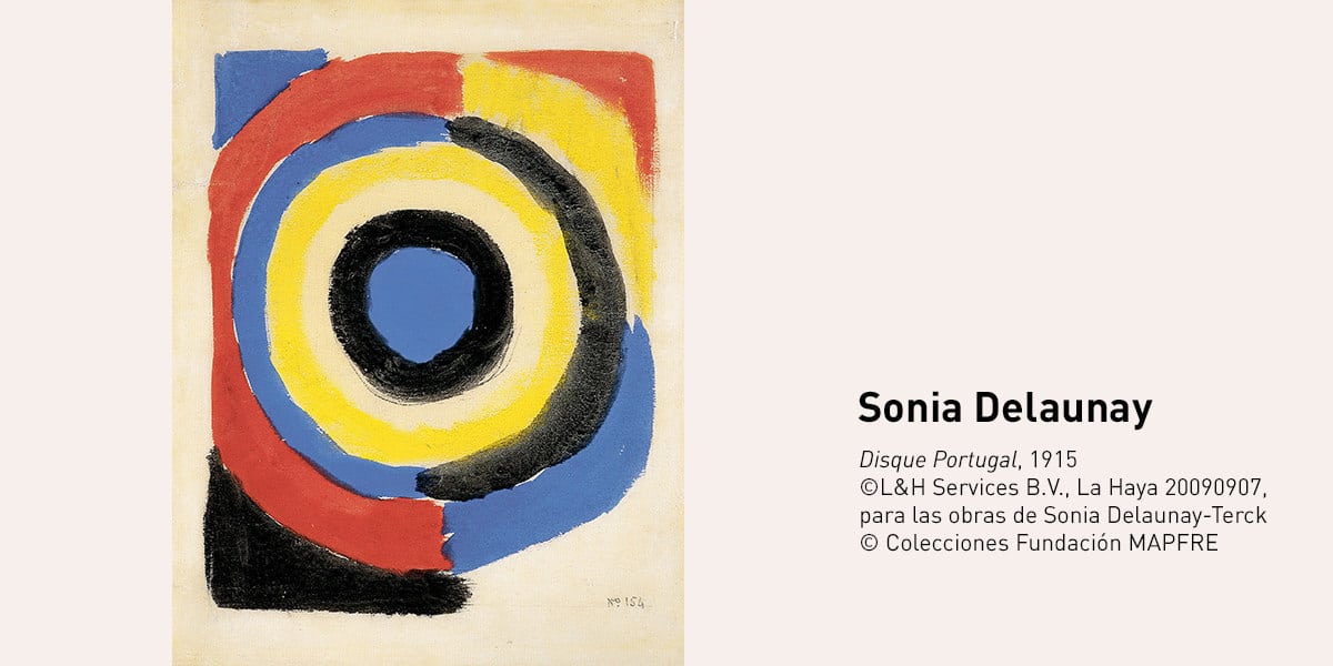 Disque Portugal por Sonia Delaunay - Fundación MAPFRE