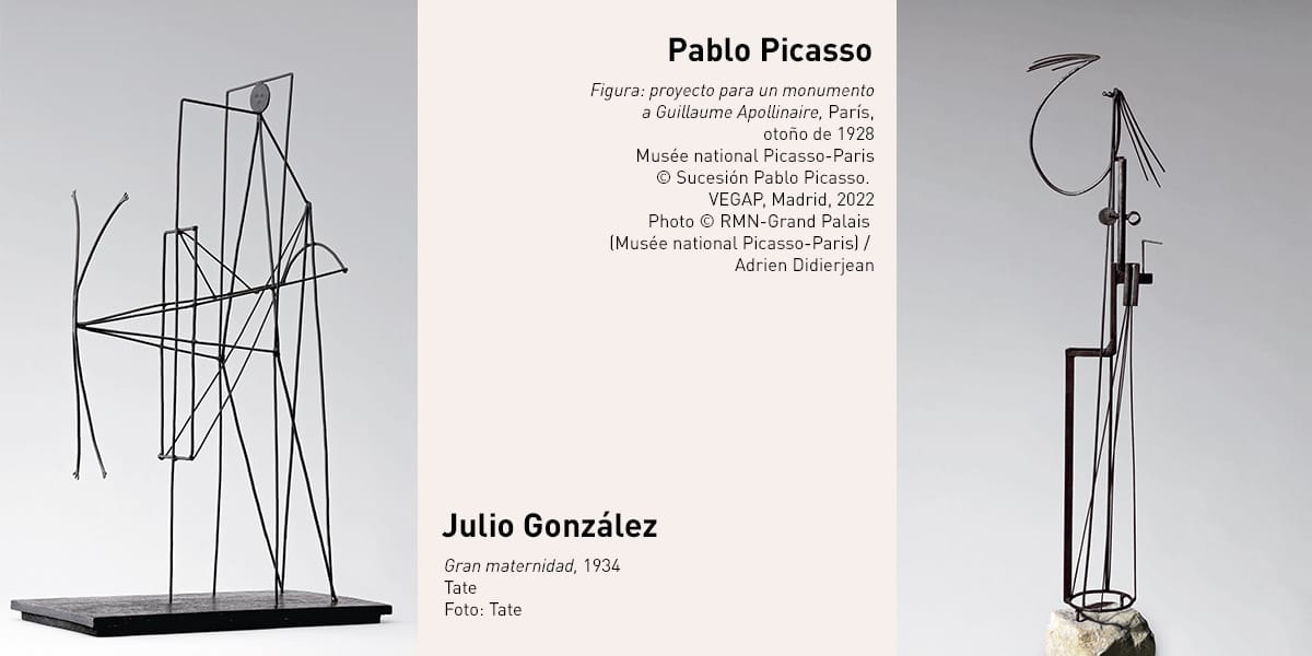 Exposición Julio Gonzalez y Pablo Picasso en Madrid